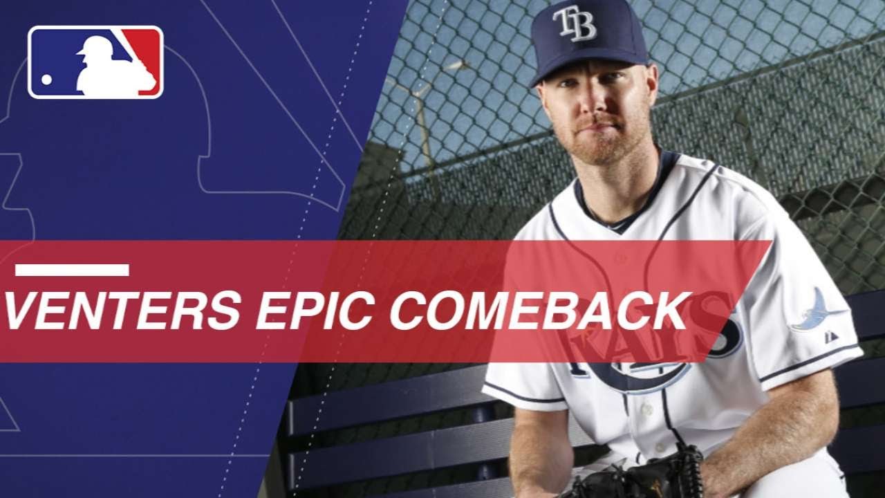 Venters inspired by family to attempt comeback - YouTube
