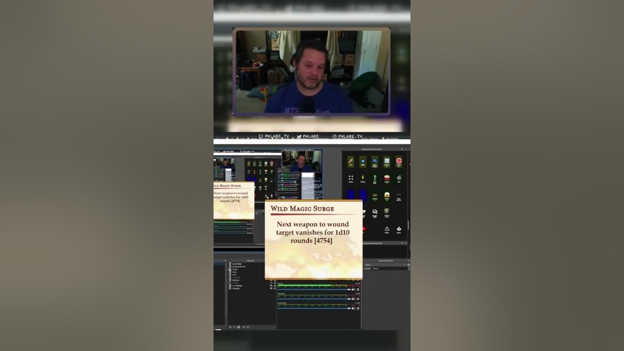 D-10000 Wild Magic Table Effect on Stream - YouTube