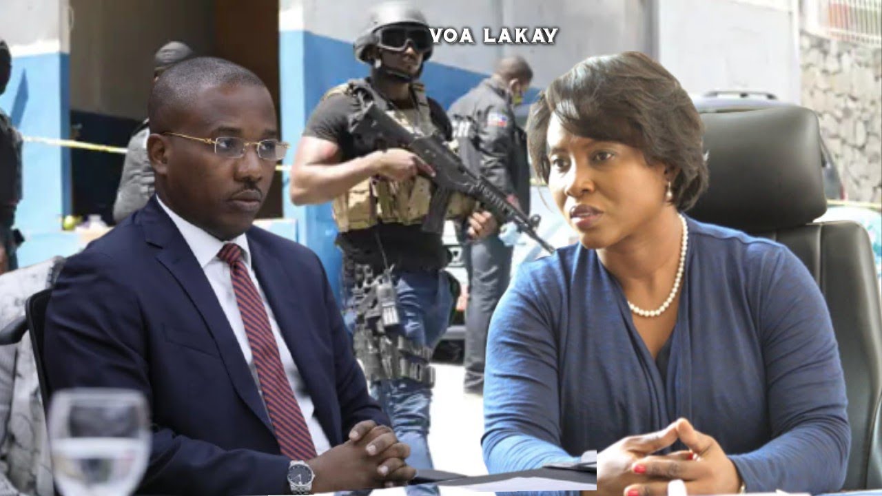 Martine Moïse ak Claude Joseph nan kouri - YouTube