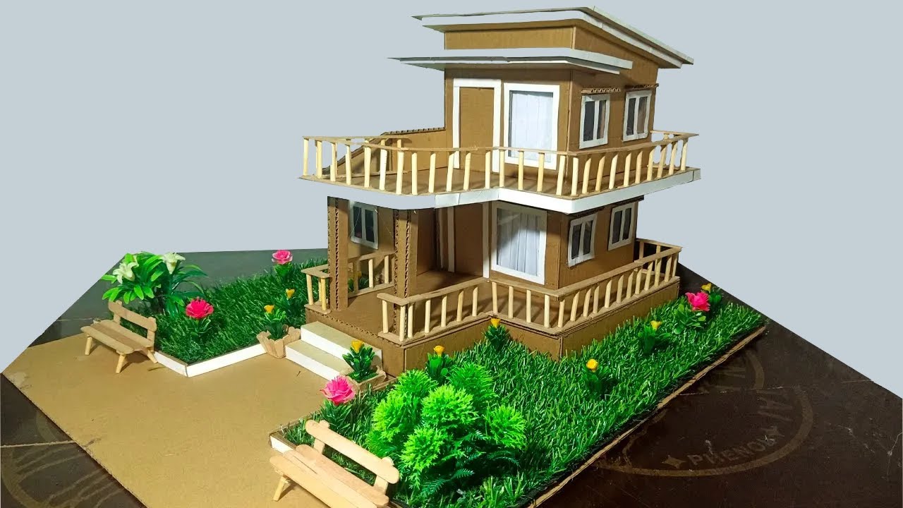 Villa House Cardboard | Model #2 - YouTube