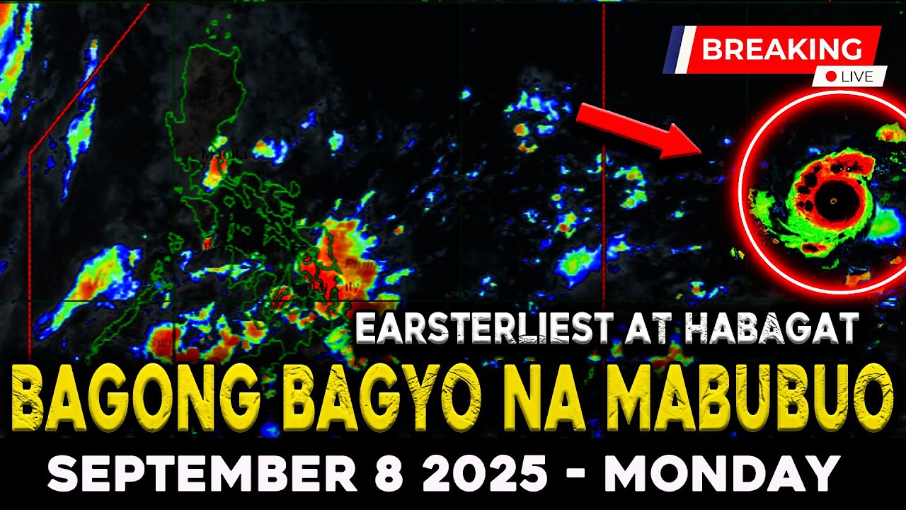 SEPTEMBER 8 2025 | KASUNOD NA BAGYO POSIBLENG MAGALING ULIT SA SILANGAN ...