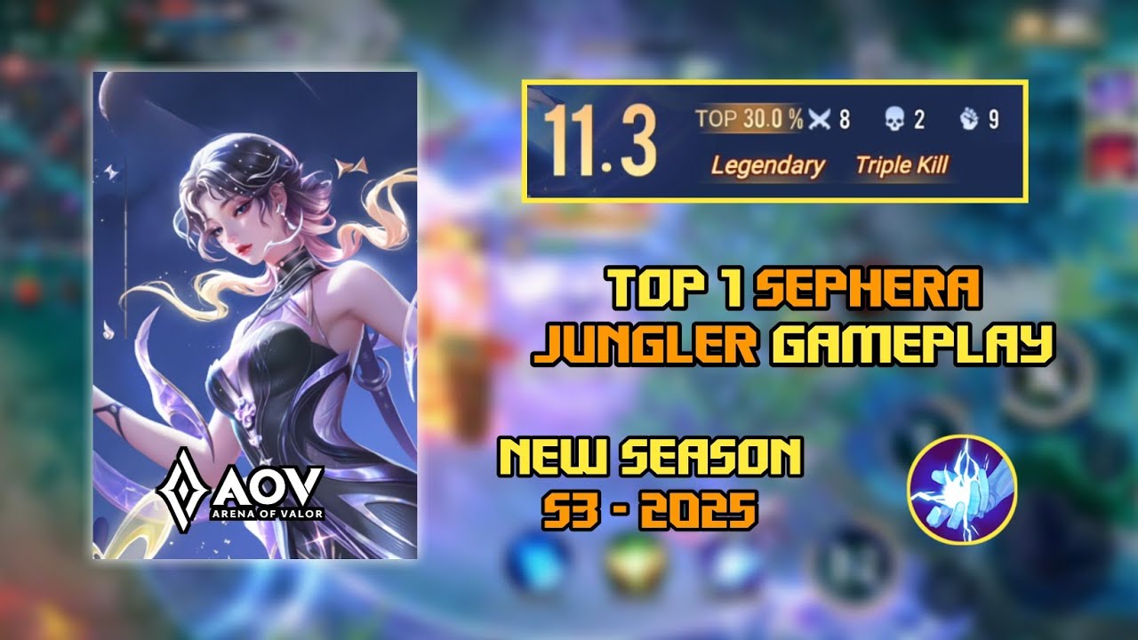 Top 1 Sephera | Main Sephera jungle di musim baru S3-2025 - AOV - YouTube