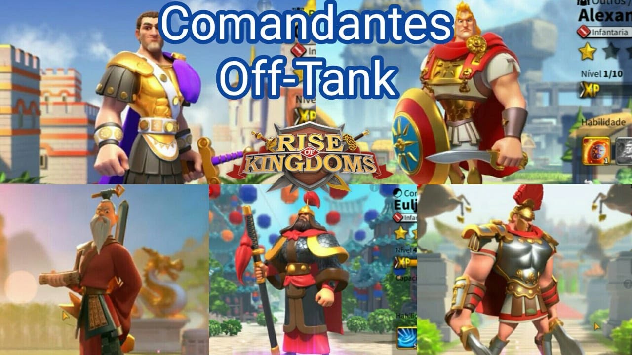 COMANDANTES OFF-TANK - RISE OF KINGDOMS. - YouTube