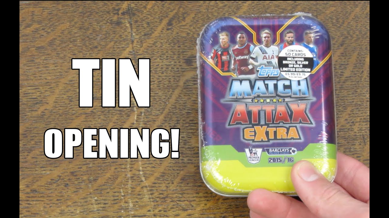 Match Attax Extra 2016 TIN OPENING! - YouTube