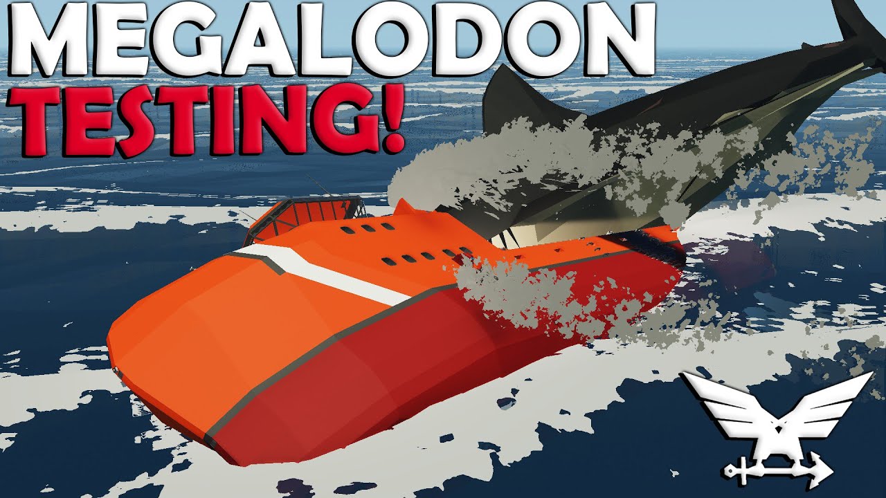 Tsunami & Megalodon Testing! - Supply Ship Build - Stormworks Build and ...