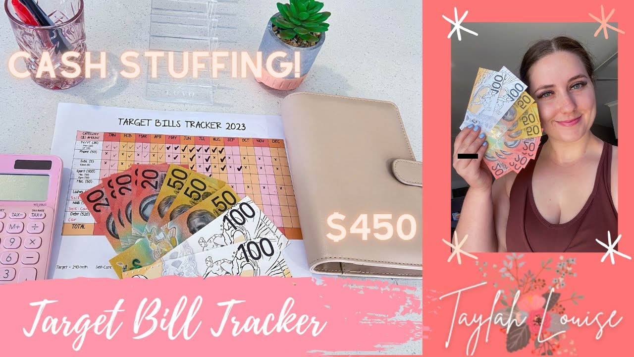 Target Bills Tracker System $450 / June 2 Paycheck / Month Ahead Fund ...