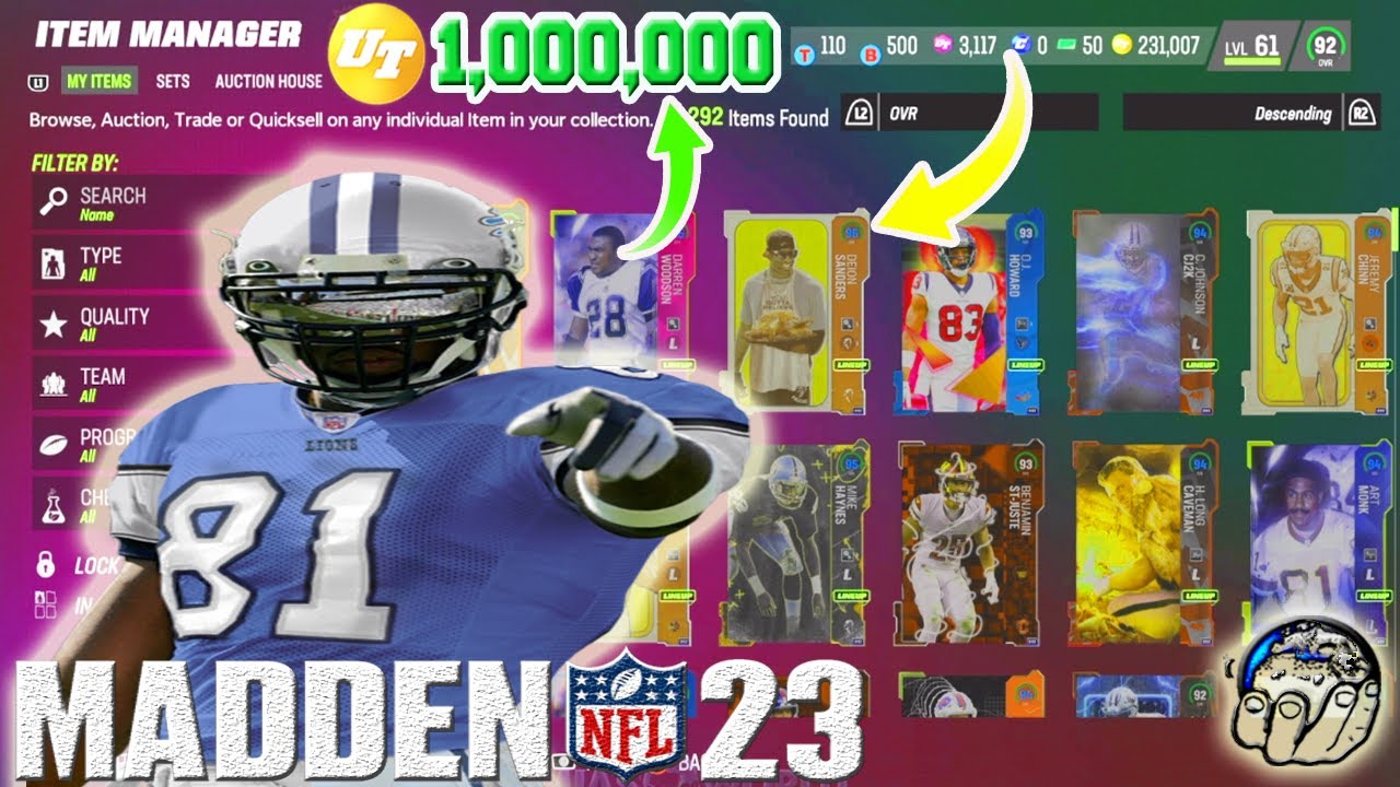 UNLOCKING free 95 speed all madden III megatron live - YouTube