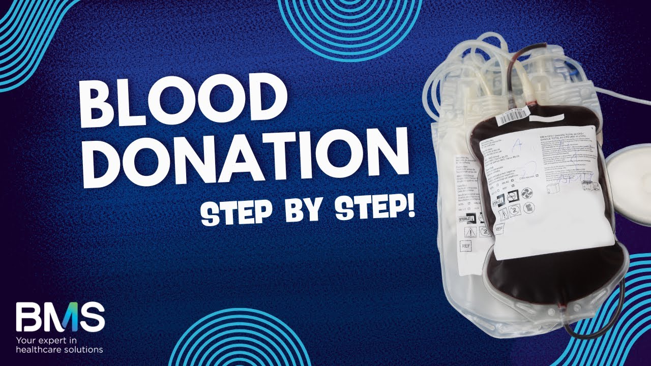 How to Donate Blood Step by Step - YouTube