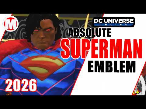 DCUO Absolute Superman Emblem / Get it NOW before it's GONE!