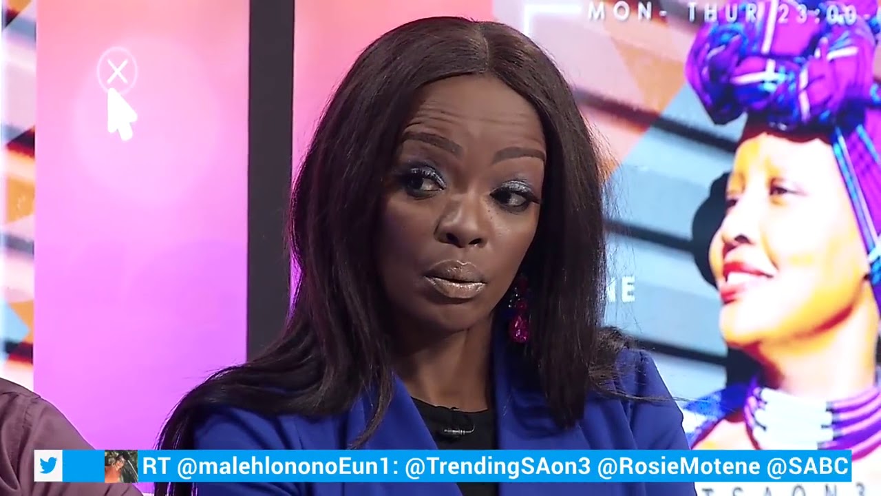 TrendingSA - 3 July 2018 #TSAon3 - Interview with Rosie Motene - YouTube