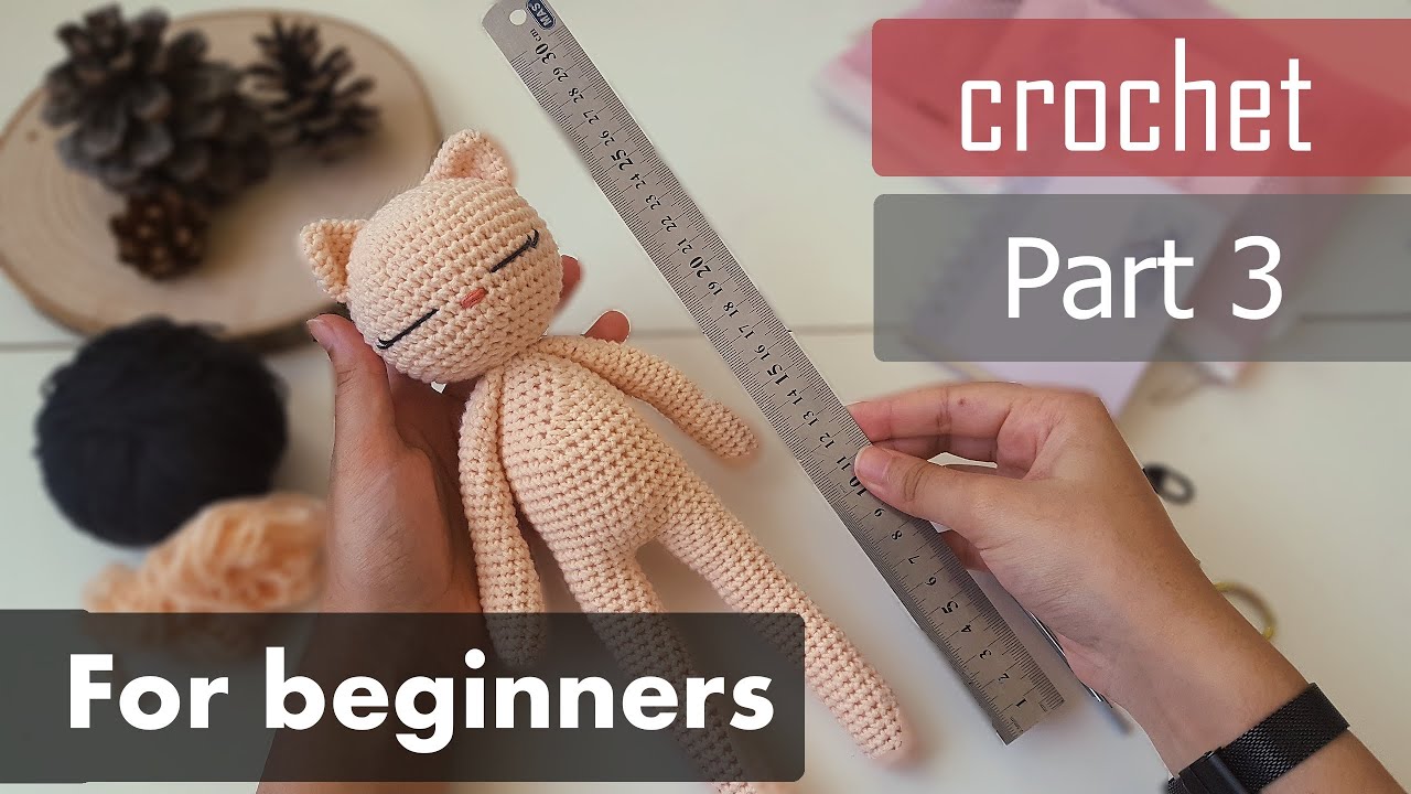 [CROCHET] Amigurumi cat TUTORIAL (part.3) - YouTube