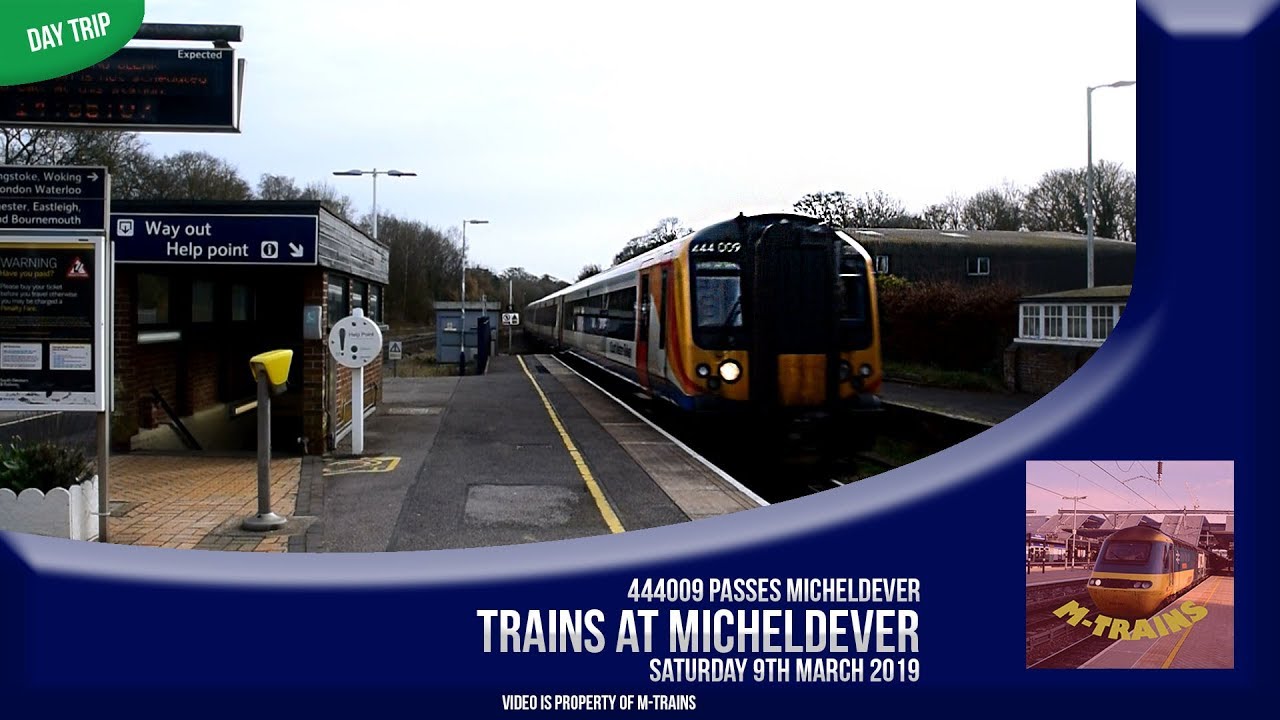 Trains at Micheldever - 09/03/19 - YouTube