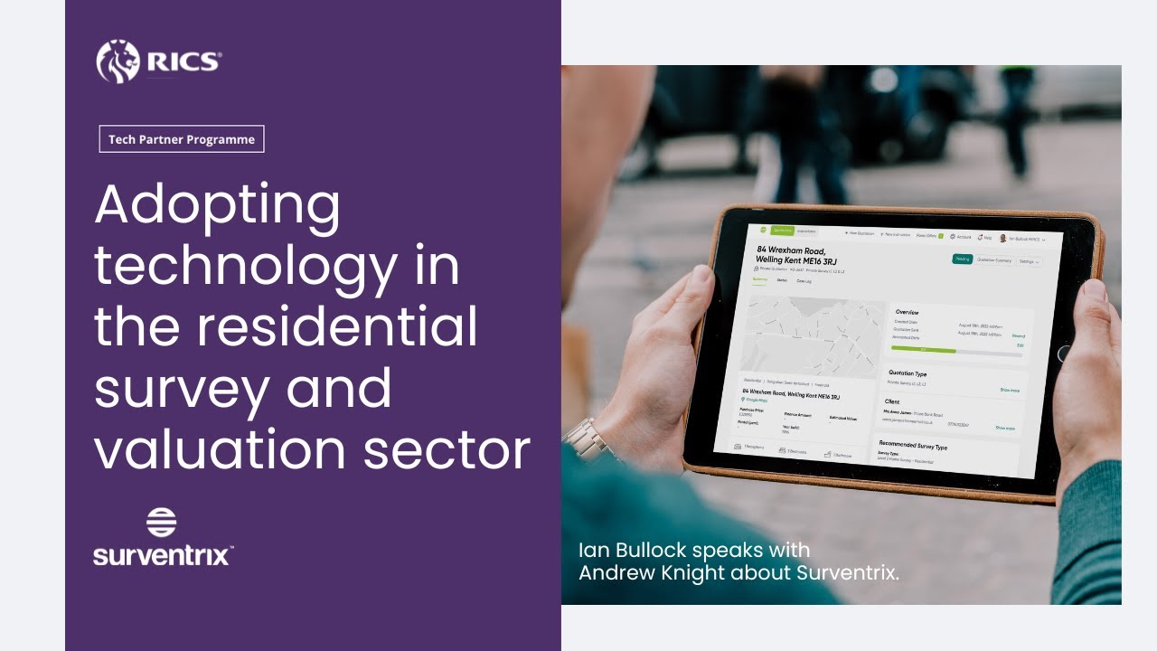 RICS Tech Partner discussion with Surventrix Systems - YouTube