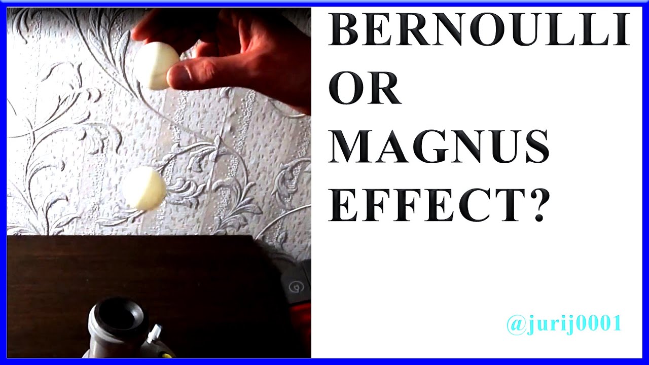 The Magnus Effect. Blower. The air flow and the ball. Physics. - YouTube