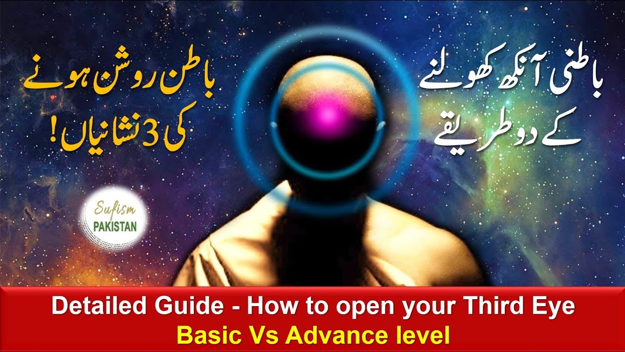 2 Methods to Open Your 3rd Eye/ Signs of 3rd Eye Opening- Sufism ...