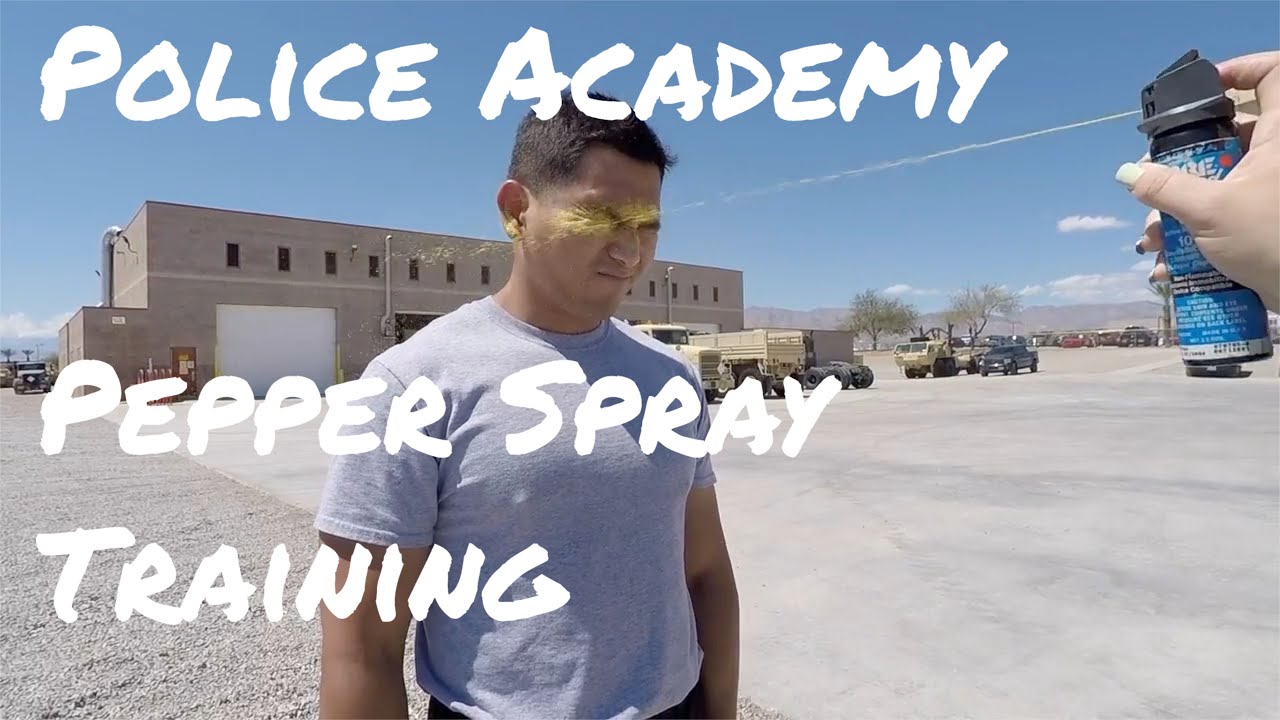 Pepper Spray Training (OC - Oleoresin Capsicum) Nevada DPS Academy 77 ...