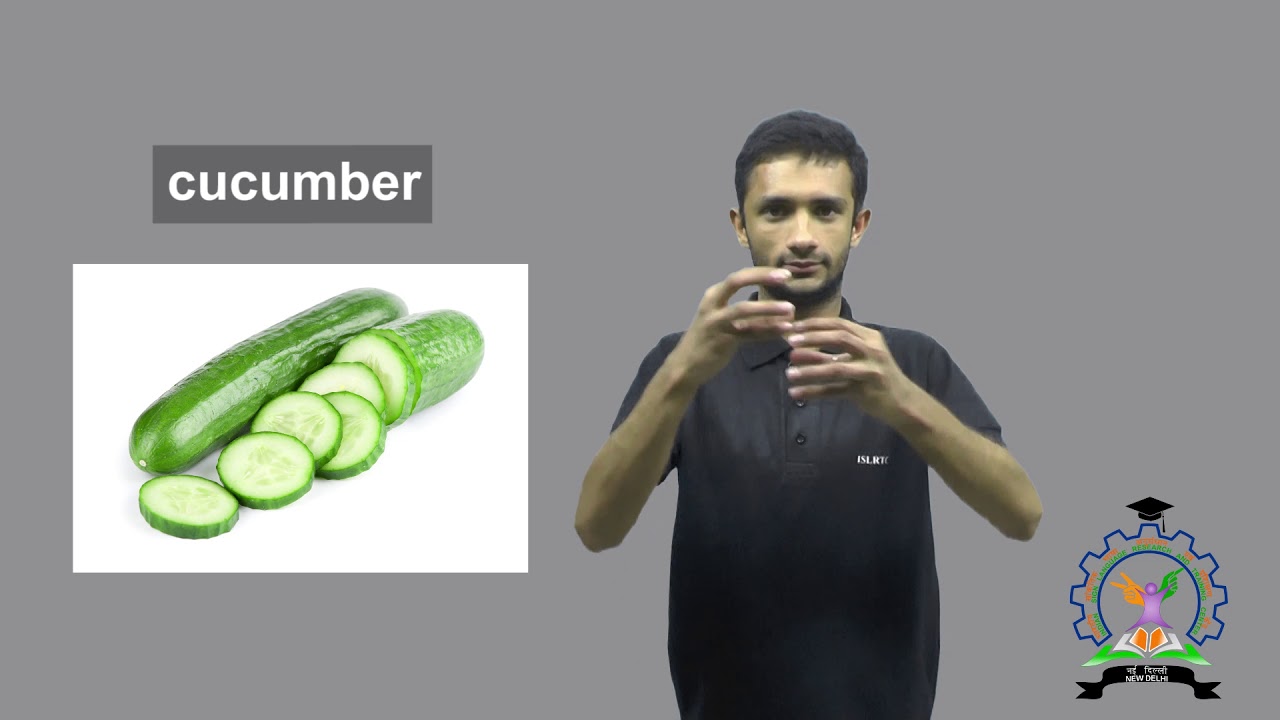 cucumber (sign 1) - YouTube