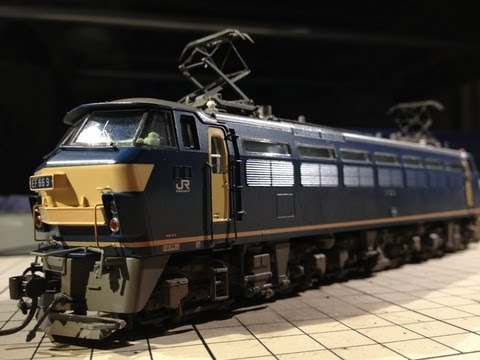 TOMIX HO EF66 JR貨物更新車 サウンド仕様 - TOMIX HO EF66 JR freight loco with sound - YouTube