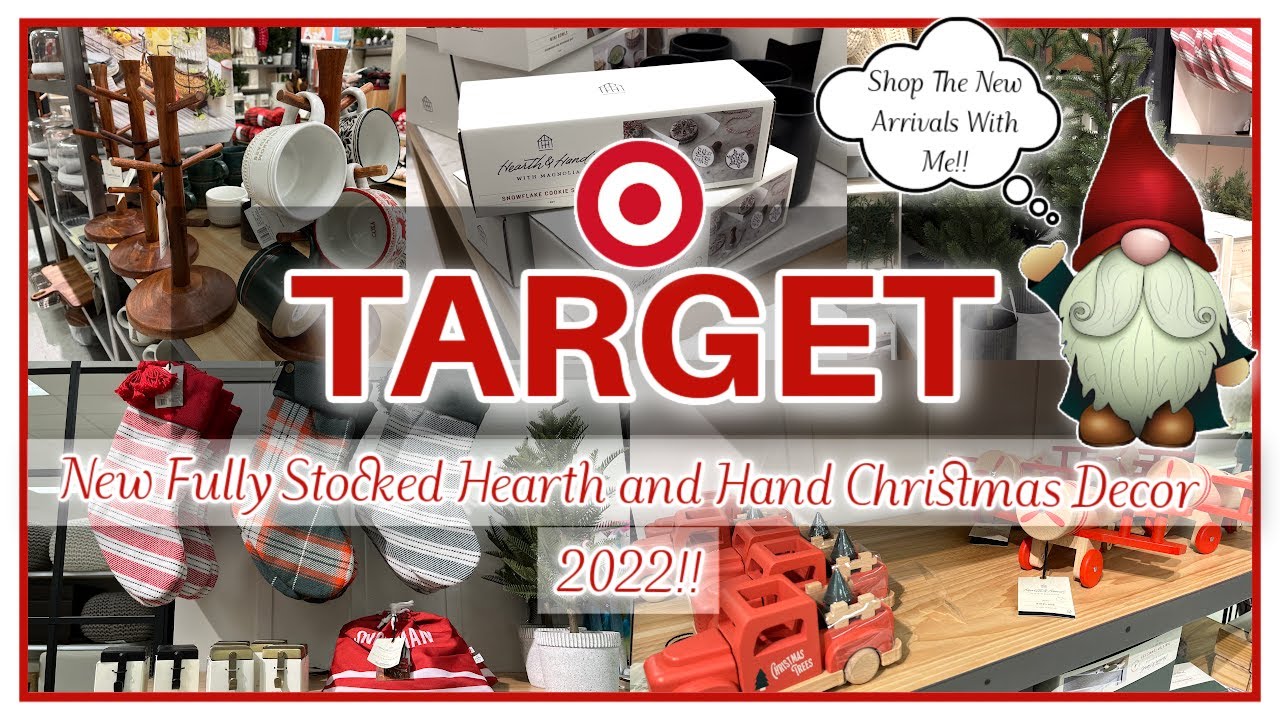 TARGET NEW FULLY STOCKED 🎄HEARTH AND HAND🎄 CHRISTMAS DECOR 2022! Shop ...