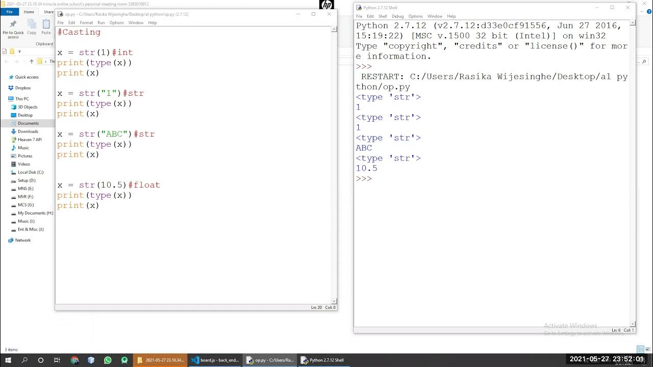 A/L ICT | Python Part 4 - YouTube