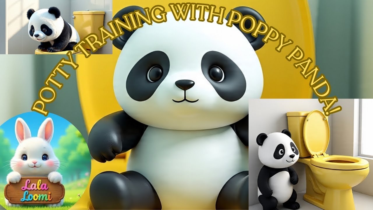 Potty Training 🚽 with Poppy Panda 🐼 | Fun & Easy Toilet Time for ...