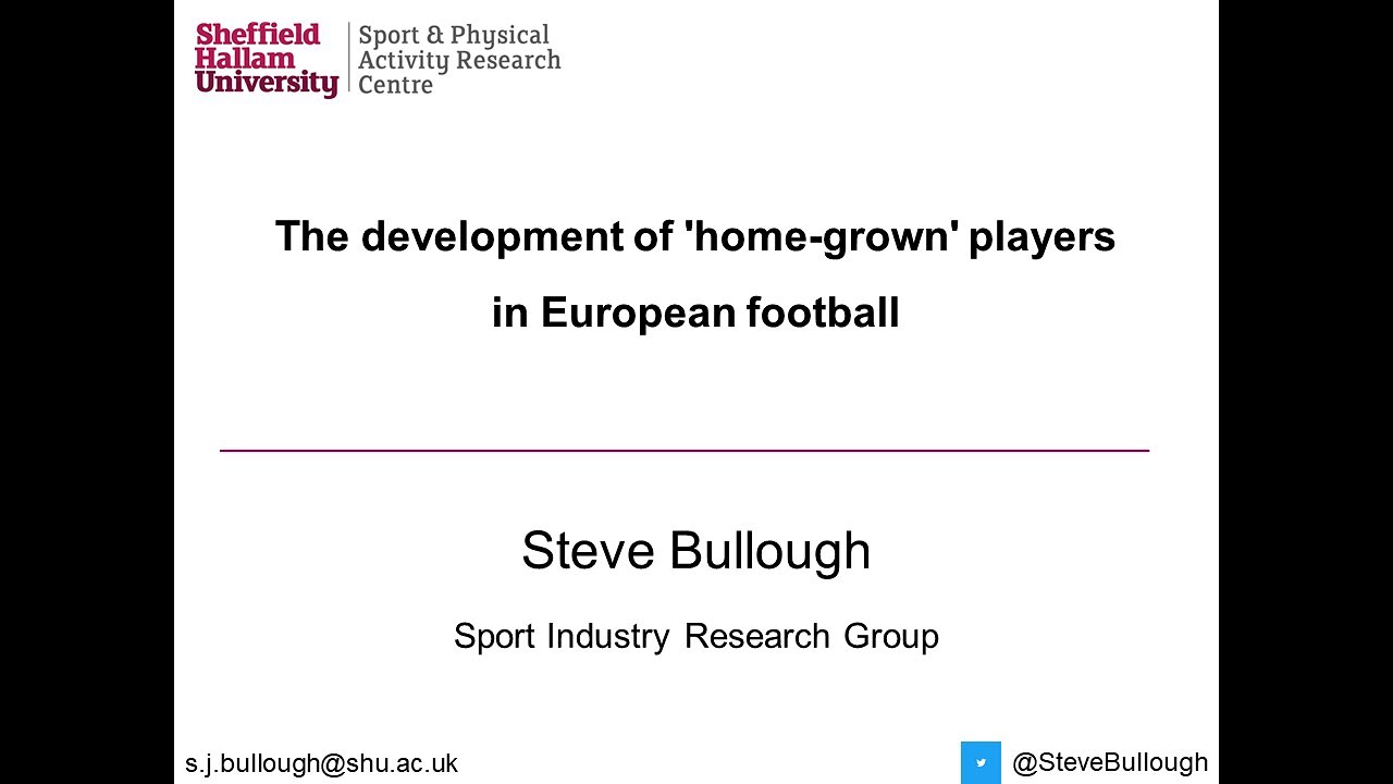 Steve Bullough - SPARC Seminar 07-04-2020 - YouTube