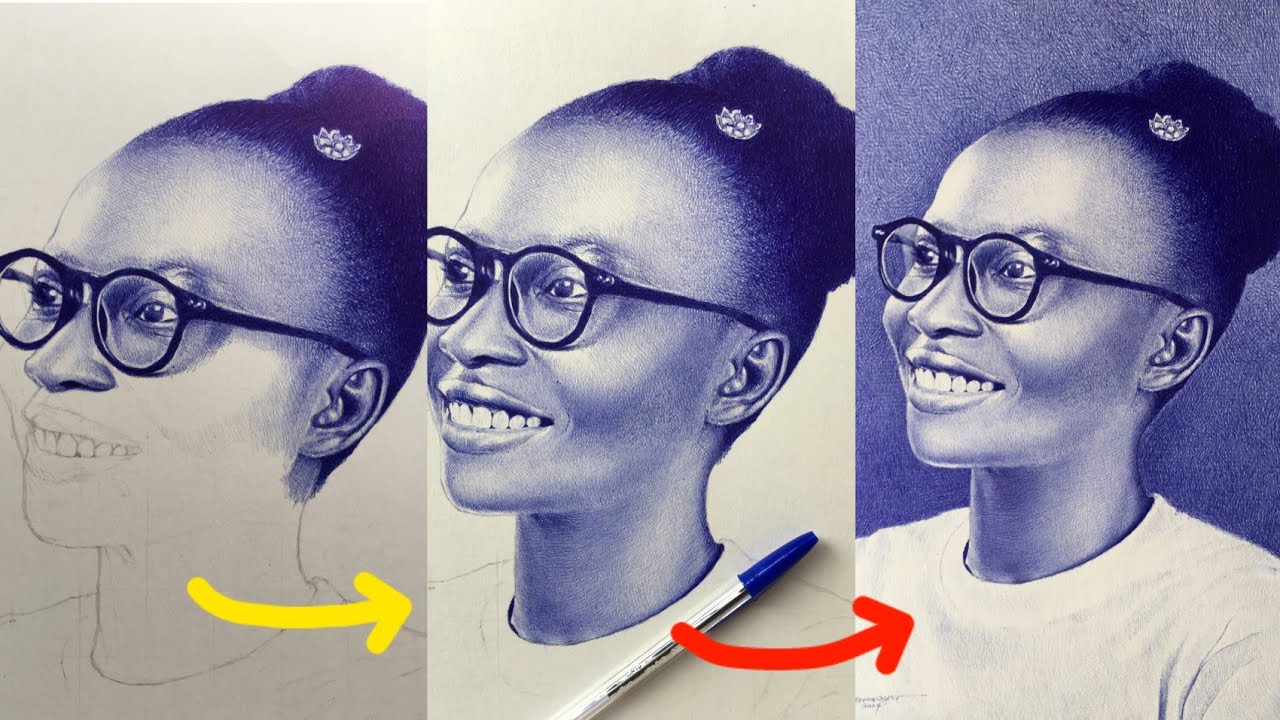 How to Draw Portraits - Beginner Drawing Tutorial - YouTube