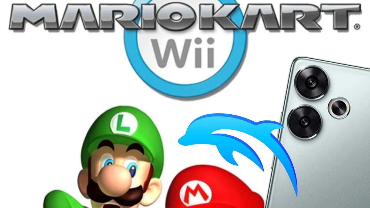Play Mario Kart Wii on Android phones with Dolphin Emulator - YouTube