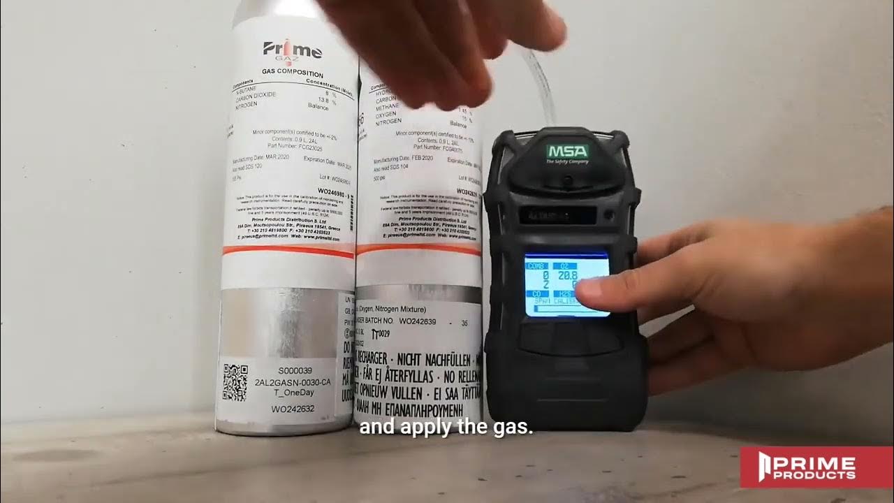 MSA ALTAIR 5XIR Ι How to Manually Calibrate - YouTube