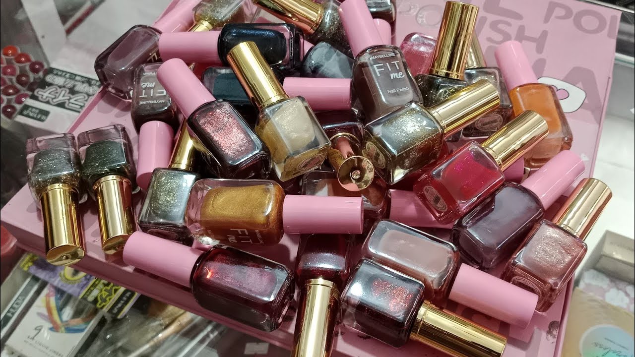 Branded nail paints unboxing | affordable nail paints - YouTube