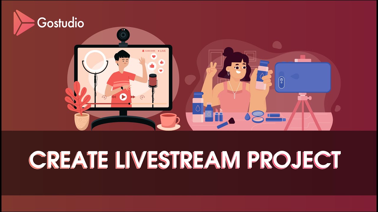 GoStudio | Create livestream project - YouTube