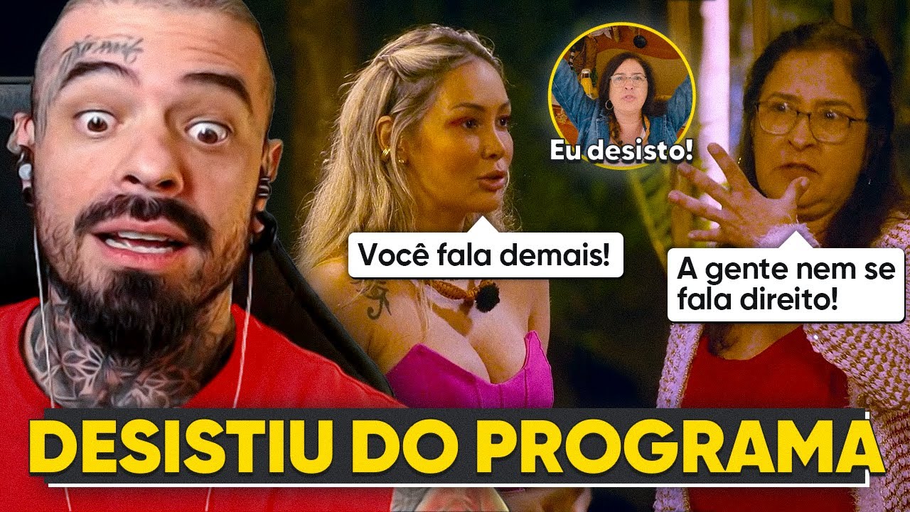 briga FEIA e DESISTÊNCIA do PROGRAMA - YouTube