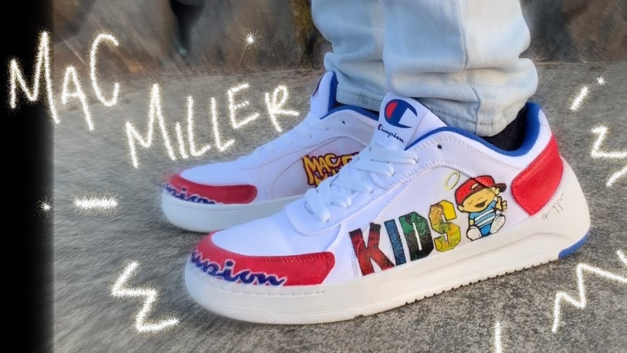 custom MAC MILLER SHOES !! | M I Y A. art - YouTube