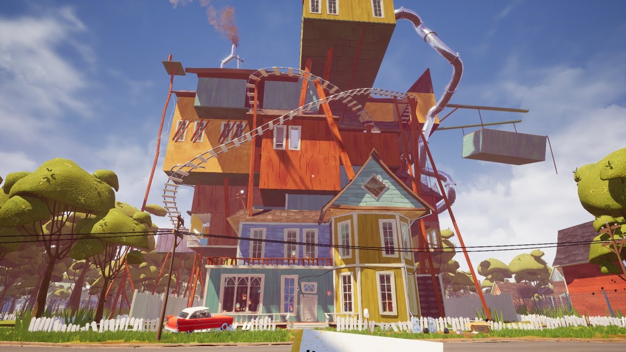 3 Ways in super jump in Hello Neighbor alpha 4! - YouTube