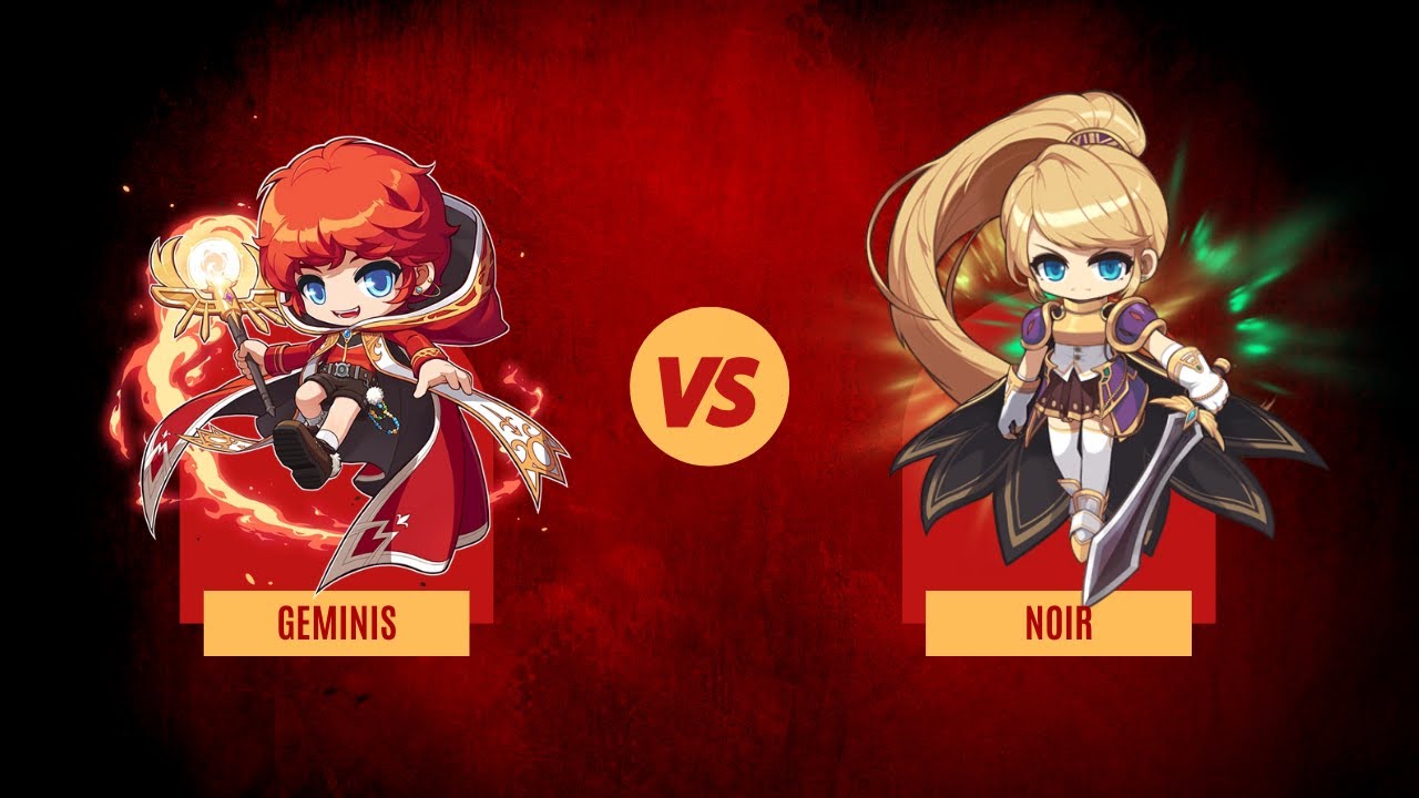 Maplestory M - Blaze Wizard VS Dawn Warrior Chaos Root Abyss 1v1! BW ...