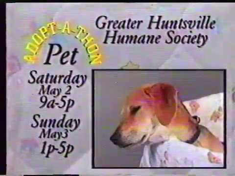 Greater Huntsville Humane Society (1998) Television Commercial - Adopt ...