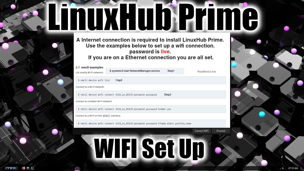 LinuxHub Prime WIFI Set Up - YouTube