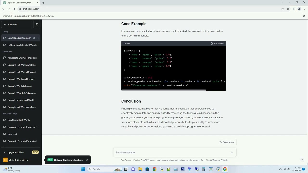 Python List Find Index Of Value YouTube Python List Find Index Of Value YouTube