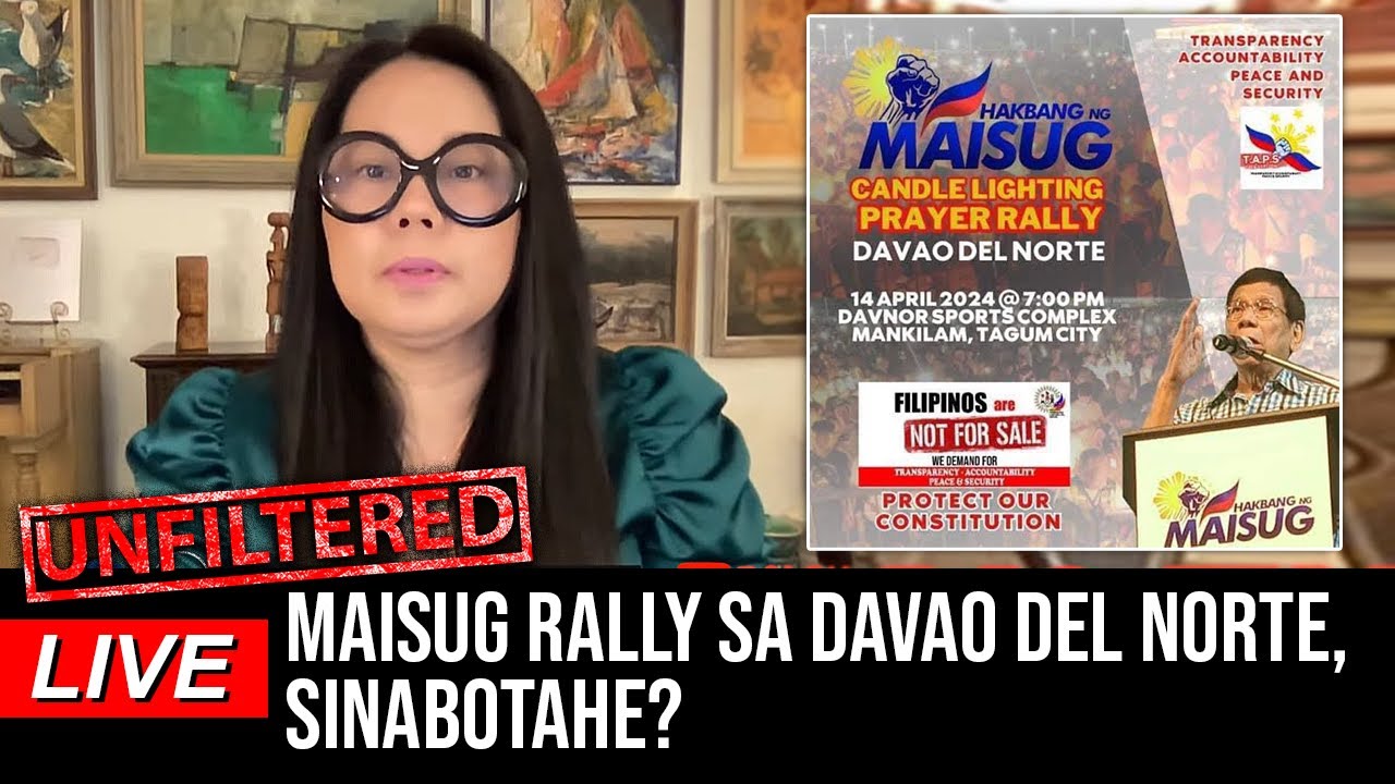 🔴 LIVE: Maisug rally sa Davao Del Norte, sinabotahe? - YouTube