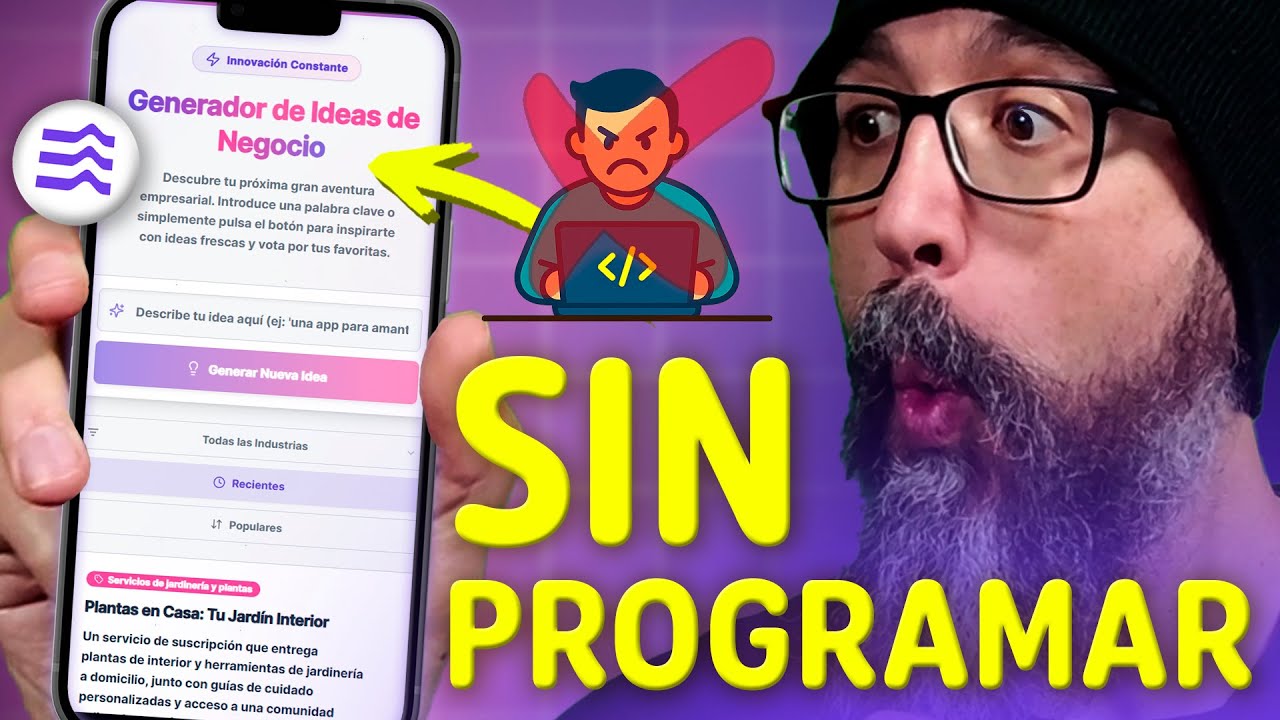 Crea APPs con IA SIN PROGRAMAR [ FACIL + RAPIDO ] Hostinger Horizons + ChatGPT - YouTube
