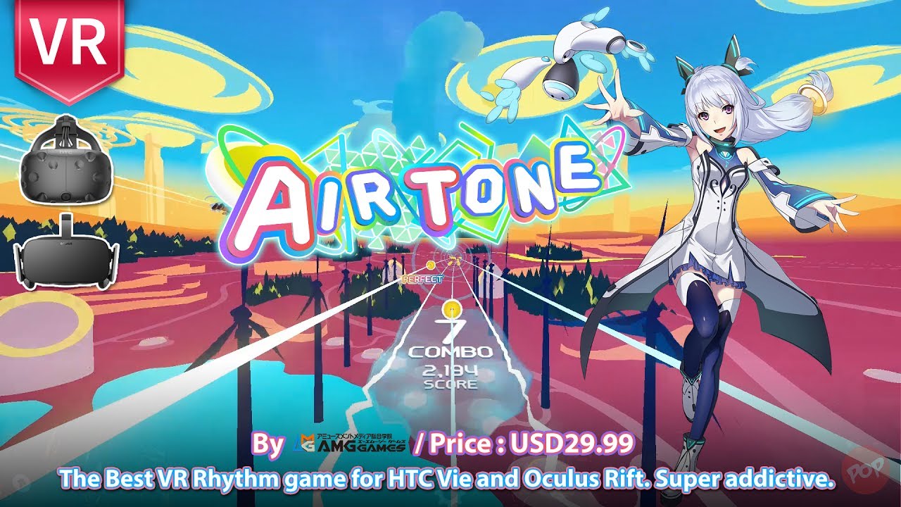 Airtone HTC Vive and Oculus Rift The Best VR Rhythm game that brings ...
