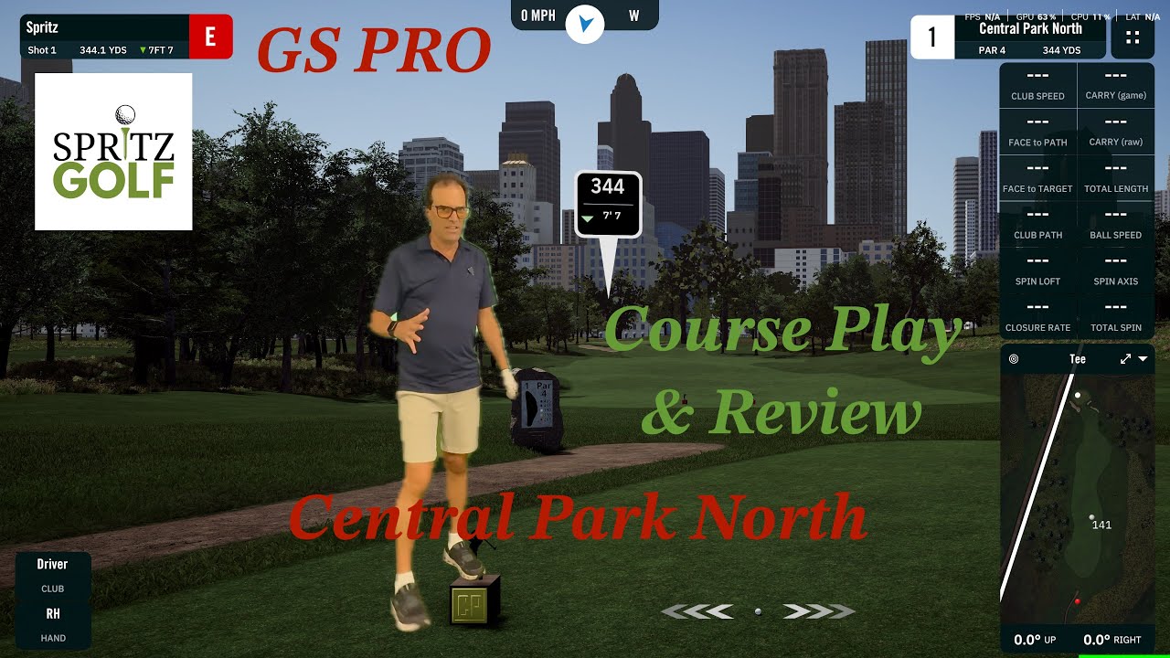 GS Pro - The Courses - NYC Central park - YouTube