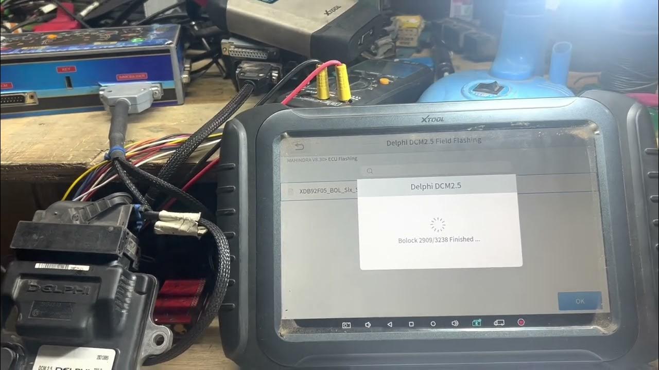Mahindra Delphi ecm flashing by H6 Pro - YouTube
