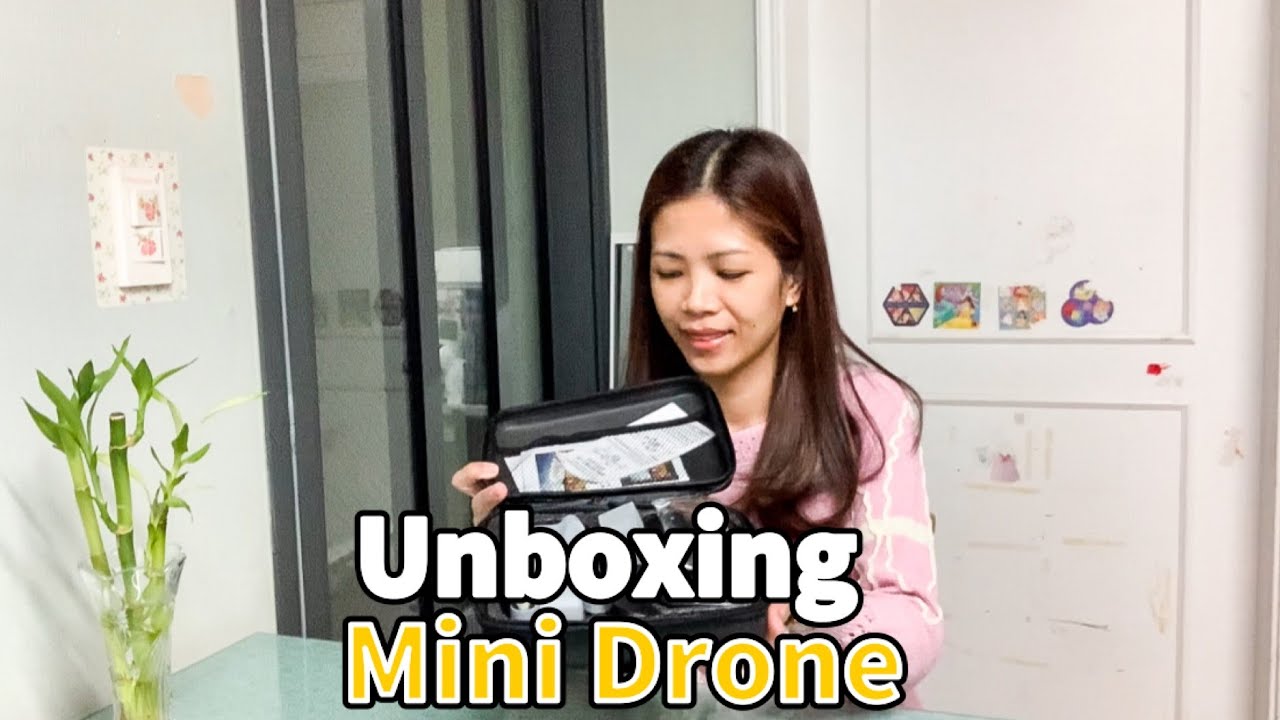 [VLOG] Unboxing Droneㅣ Z908 MAXㅣ Mini Drone With Camera - YouTube