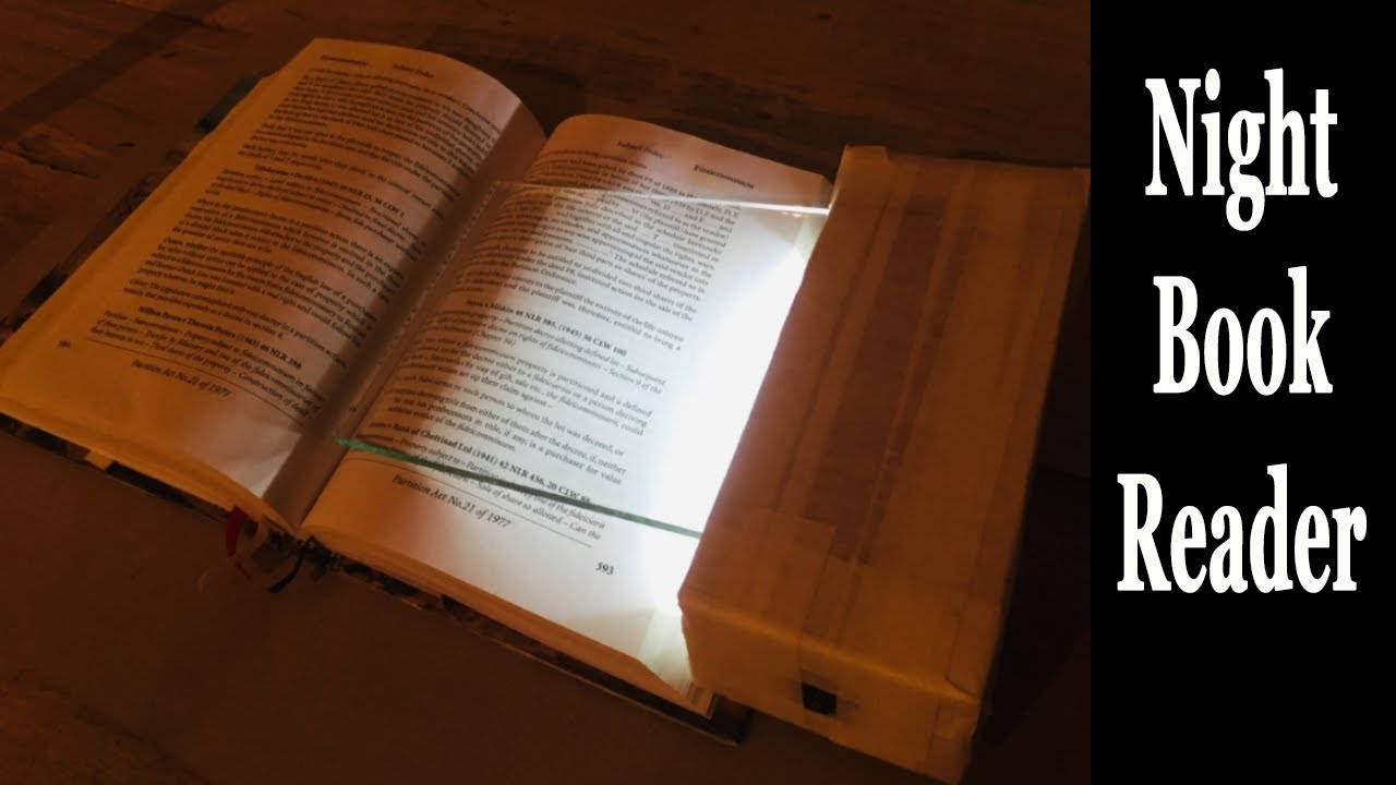 Amazing Night Book Reader | How To Make Night Book Reading Light |LED ...