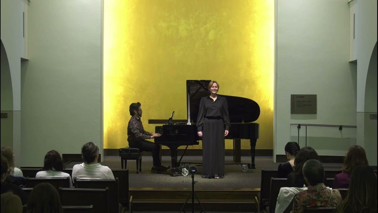 SPRING 2024 Saper vorreste by Verdi - (SOPRANO ARIA) VOICE STUDIO RECITAL BY DR. HAYS TEXAS TECH ...