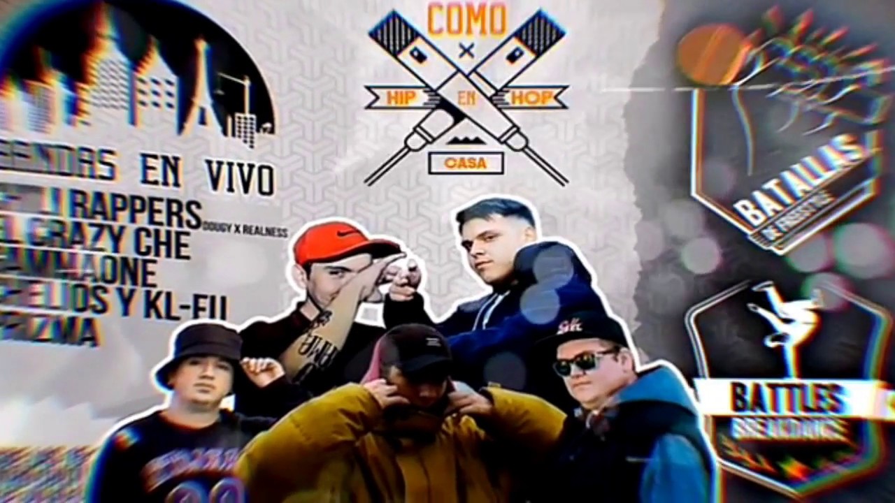 CHILI RAPPERS EN VIVO - COMO EN CASA HIP HOP - TRELEW 18/08/18 - YouTube