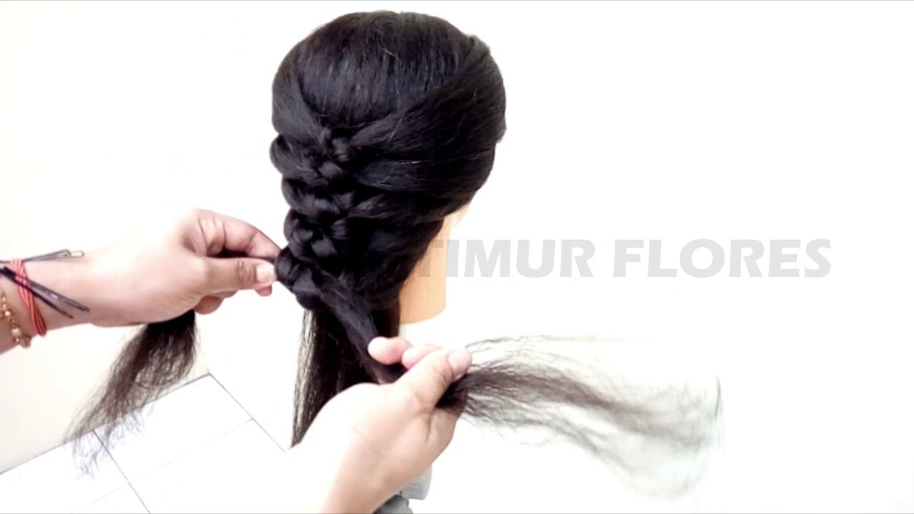 Sanggul Modern #13 [Tutorial Sanggul Modern by Timur Flores] - YouTube