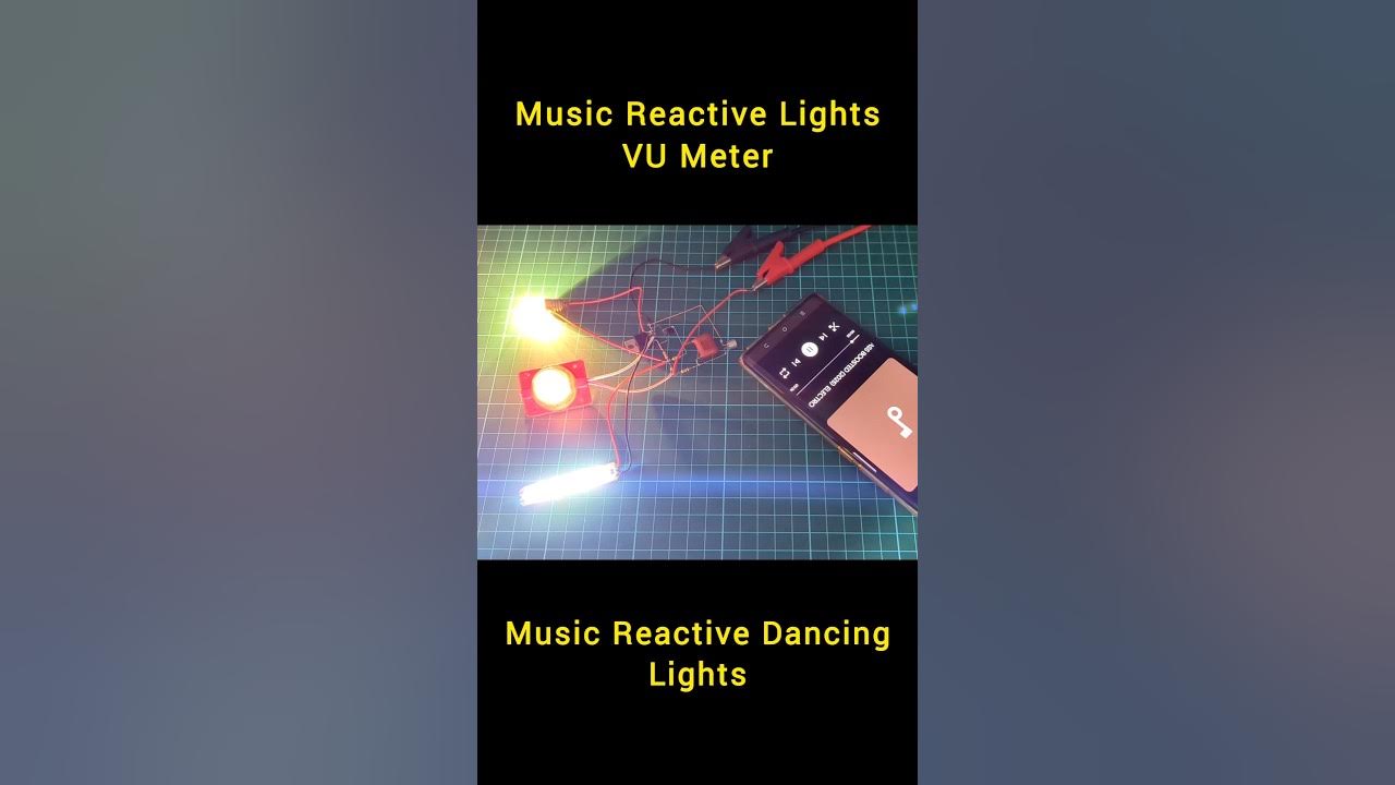 Music Reactive Lights | VU Meter | Dancing Lights - YouTube