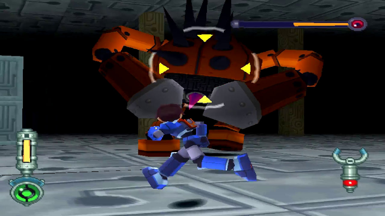 Mega Man Legends 2 - Boss Run #1 - Giwan - YouTube